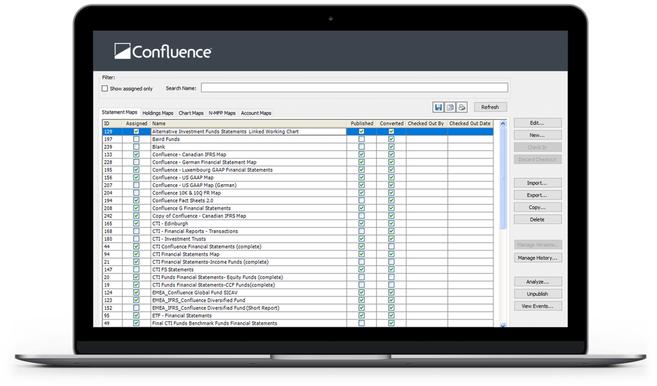Financial reporting - Financial statement - Confluence Technologies