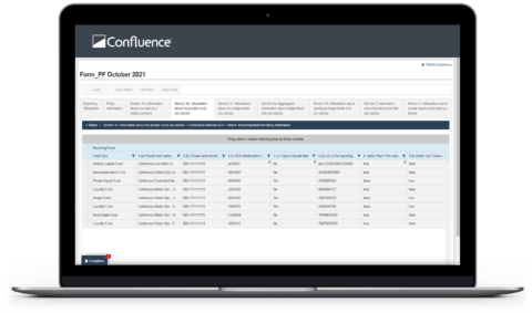 Reporting solution - regulatory reporting - Confluence Technologies